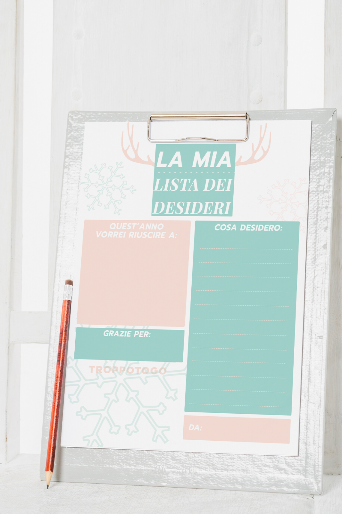 La tua lettera a Babbo Natale da stampare - Troppotogo Blog