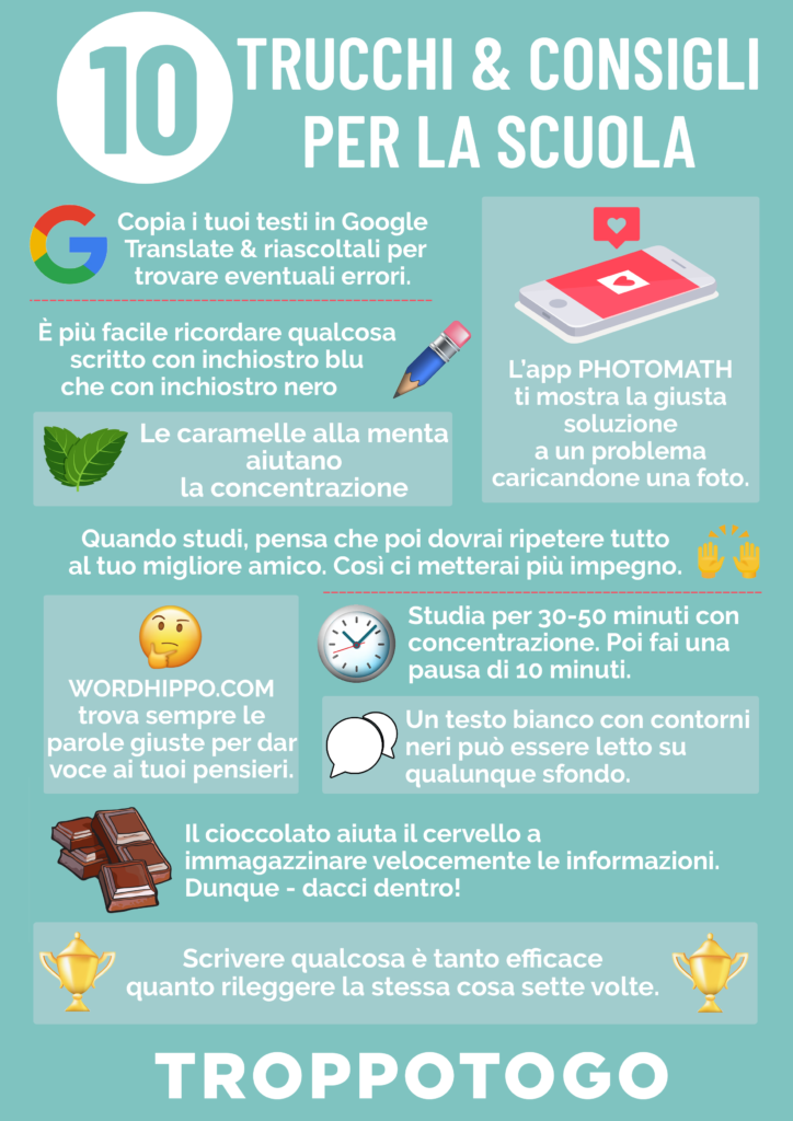 Frasi sulla scuola e consigli utili per lo studio