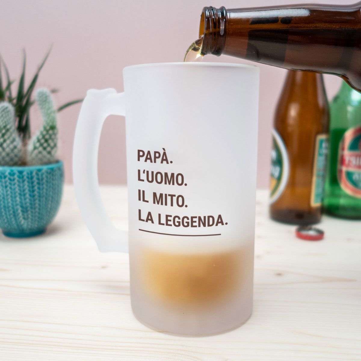 Boccale da Birra Moderno Personalizzabile | Troppotogo